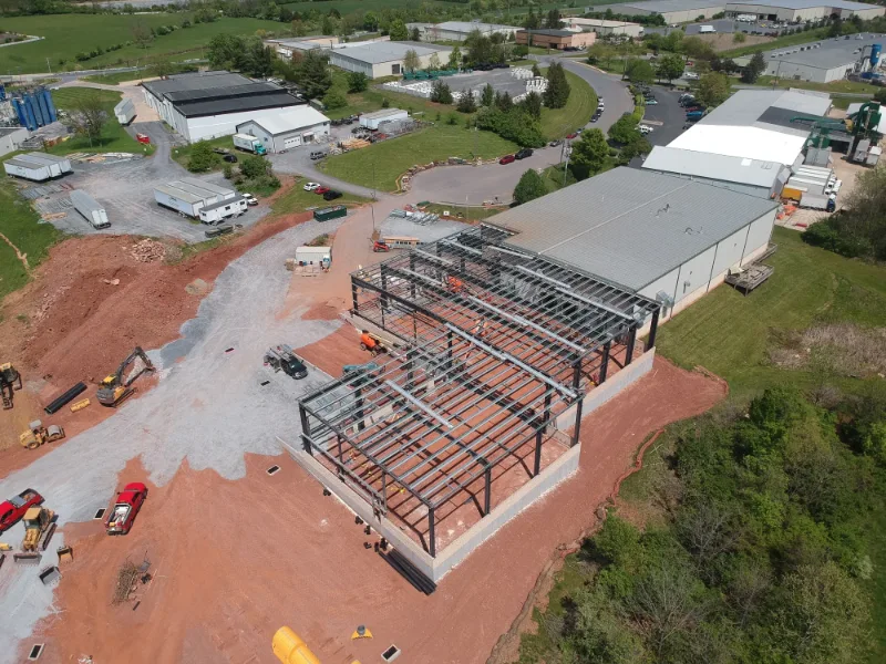 Ingham's Powder Coating - Heck Construction Company, Inc.